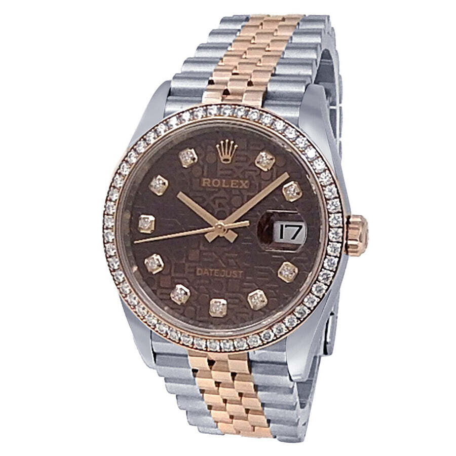 Rolex Pre-owned Rolex Datejust Automatic Chronometer Diamond Men's ...