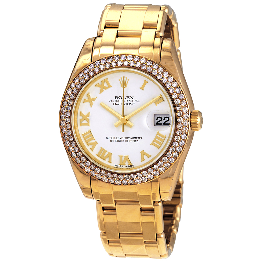 Rolex Pre-owned Rolex Pearlmaster Automatic Chronometer Diamond White ...