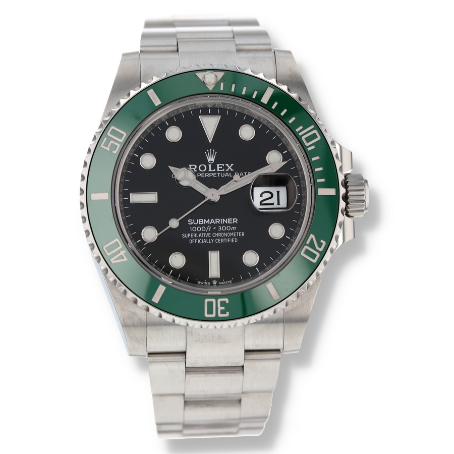 Rolex Pre-owned Rolex Submariner Automatic Chronometer Black Dial Men's ...