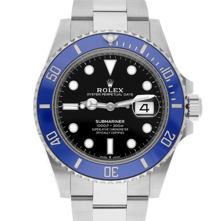 Rolex Pre-owned Rolex Submariner Automatic Chronometer Black Dial Men's ...