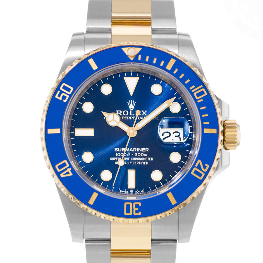 Rolex Pre-owned Rolex Submariner Date Automatic Chronometer Blue Dial ...