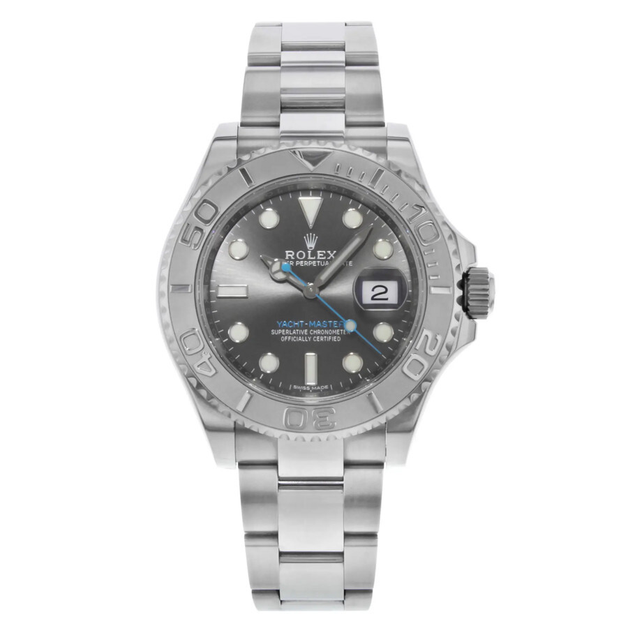 Rolex Pre-owned Rolex Yacht-Master Automatic Chronometer Grey Dial Men's Watch 116622 RSO - Pre ...