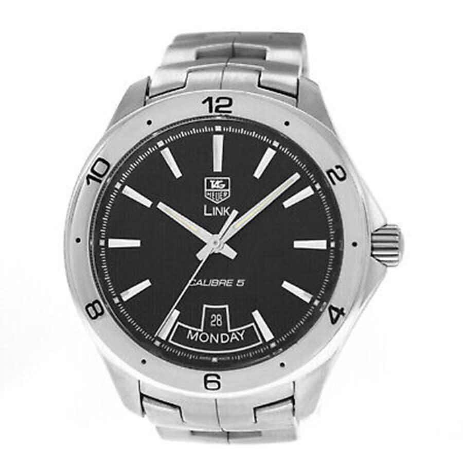 Tag Heuer Pre-owned Tag Heuer Link Automatic Black Dial Men's Watch ...