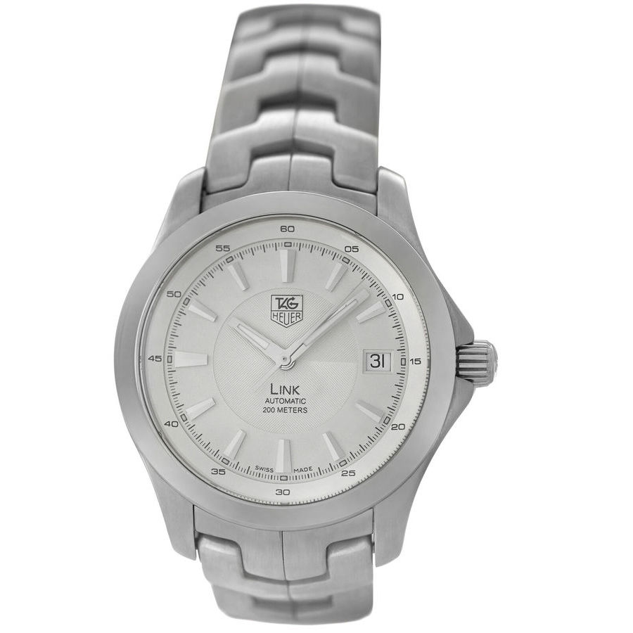 Tag Heuer Pre-owned Tag Heuer Link Automatic White Dial Men's Watch ...
