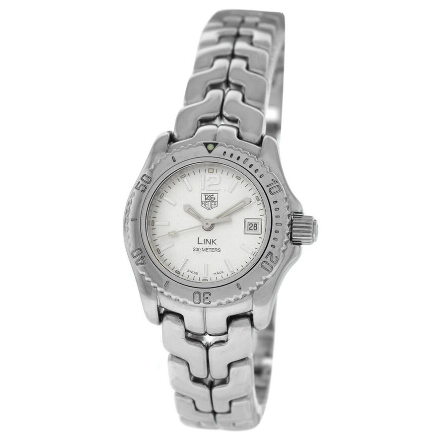 Tag Heuer Pre-owned Tag Heuer Link Quartz Silver Dial Ladies Watch ...