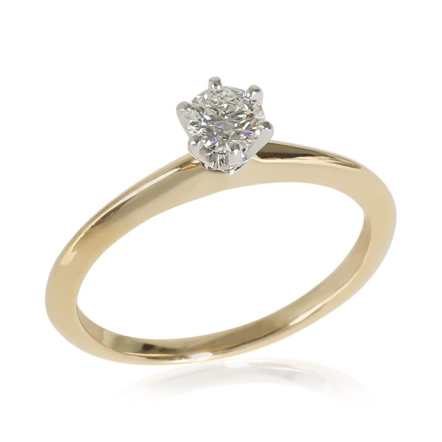 Tiffany & Co. Pre-Owned Tiffany & Co. Diamond Engagement Ring in 18K ...