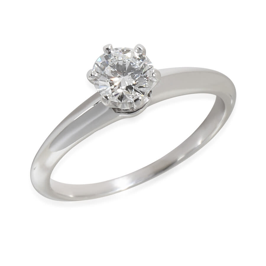 Tiffany & Co. Pre-Owned Tiffany & Co. Solitaire Diamond Engagement Ring ...