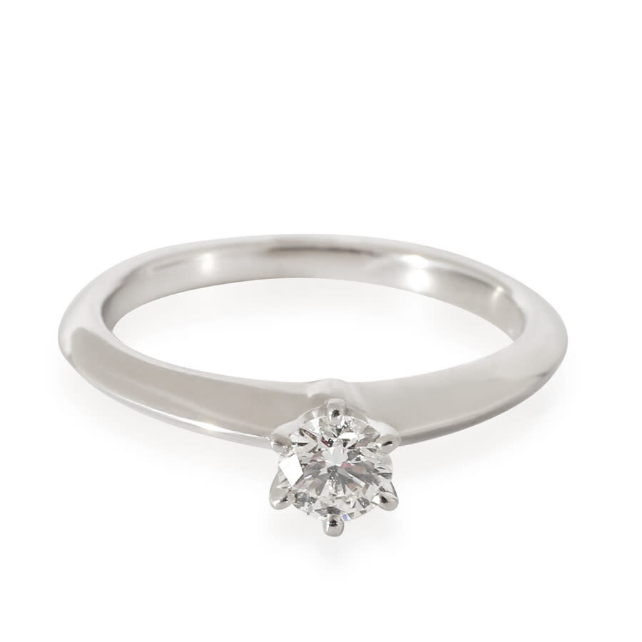Tiffany & Co. Pre-Owned Tiffany & Co. Solitaire Diamond Engagement Ring ...