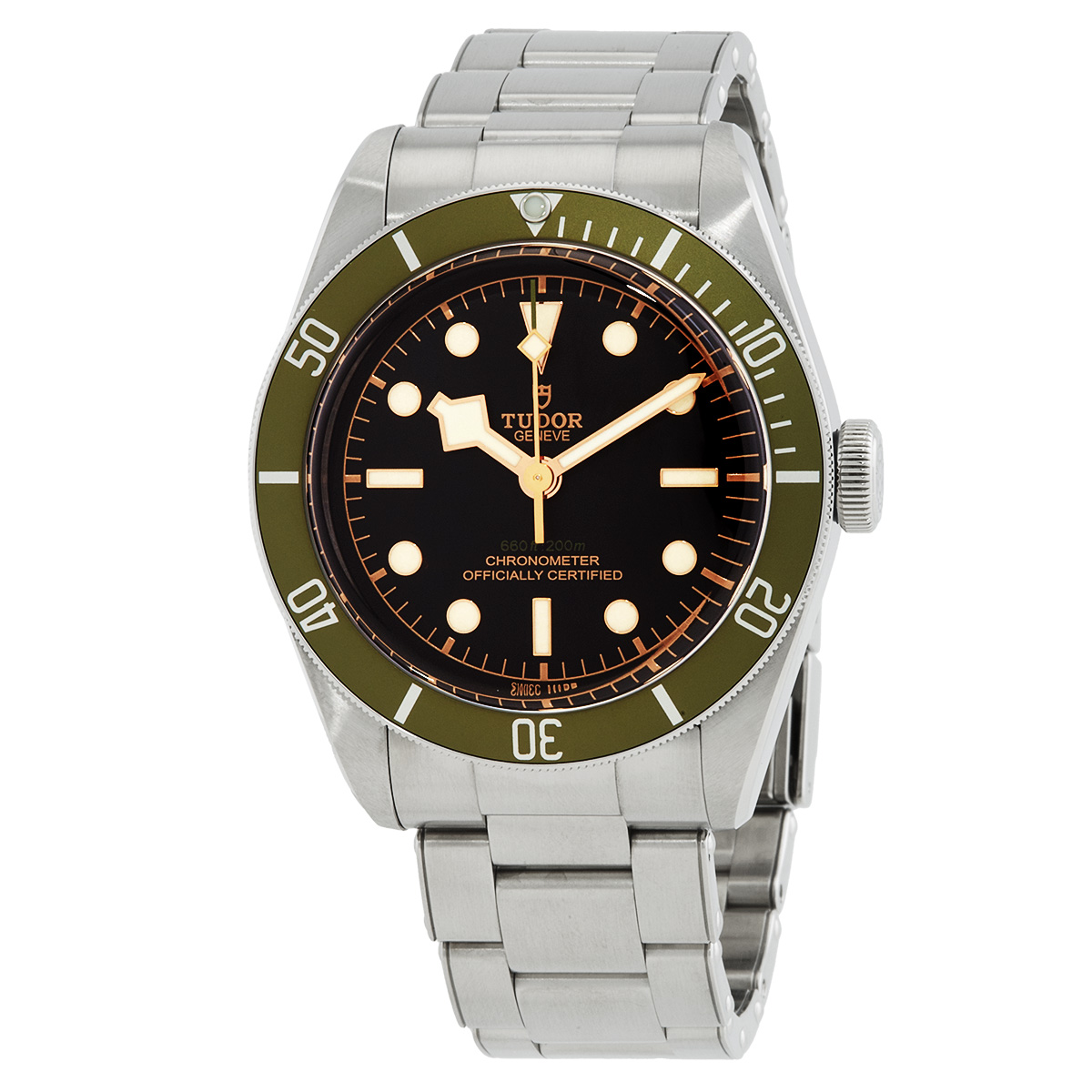 Tudor Pre-owned Tudor Automatic Black Dial Watch 79230G-0001 - Pre ...