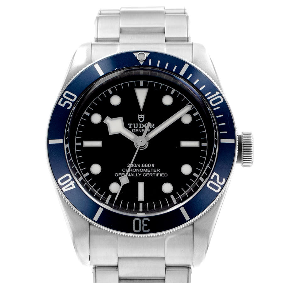 Tudor Pre-owned Tudor Black Bay Automatic Chronometer Black Dial Men's ...