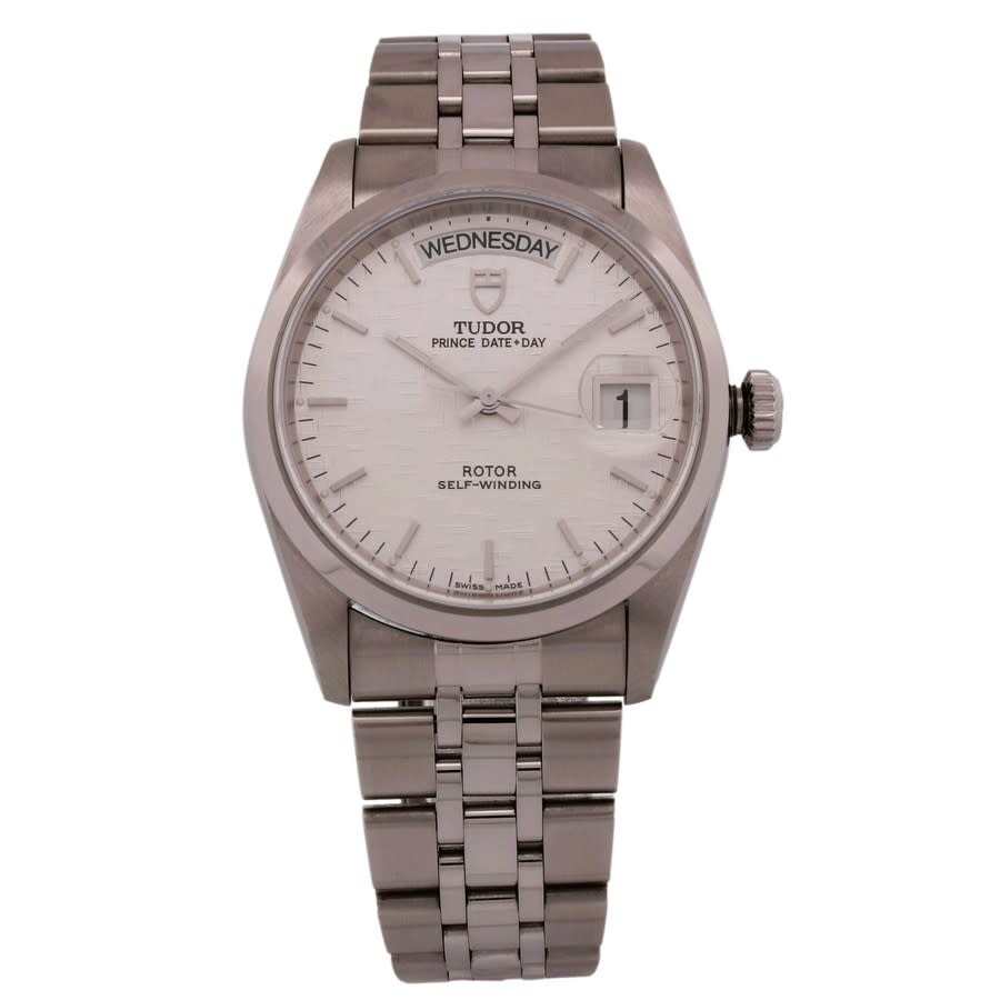 Tudor Pre-owned Tudor Date + Day Automatic Silver Dial Men's Watch ...
