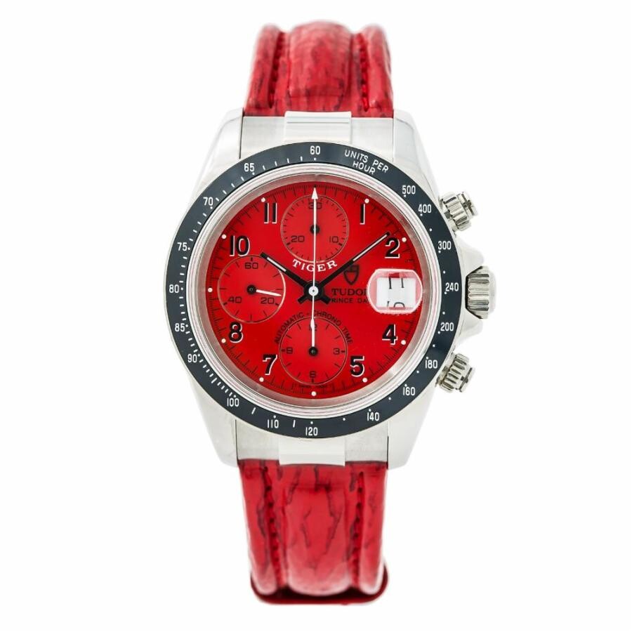 Tudor Pre-owned Tudor Prince Red Dial Men's Watch 72960P - Pre-Owned ...
