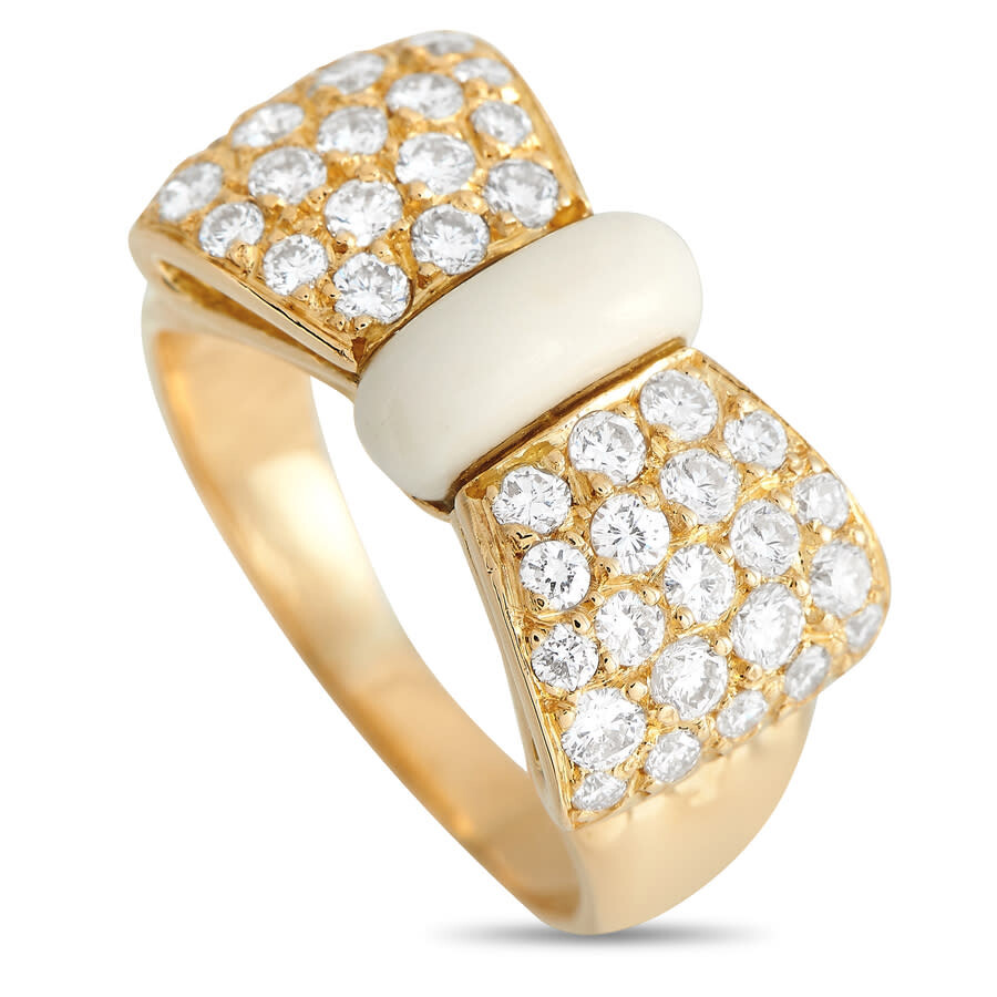 Van Cleef & Arpels Pre-Owned Van Cleef Arpels 18K Yellow Gold 0.70ct ...