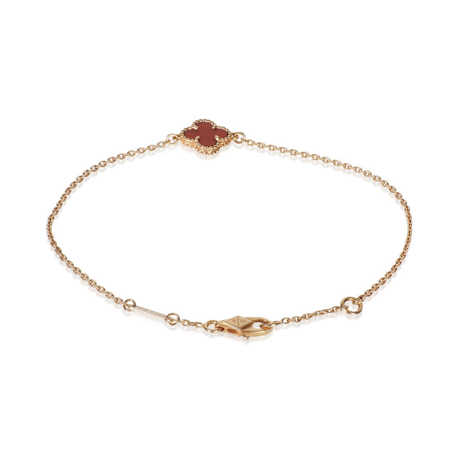 Van Cleef & Arpels Pre-Owned Van Cleef & Arpels Rose Gold Carnelian ...