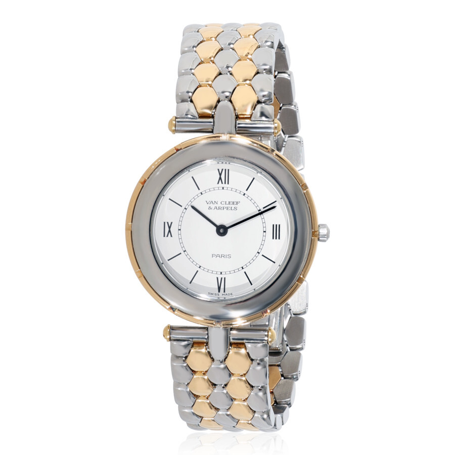 Van Cleef & Arpels Pre-owned Van Cleef La Collection Quartz White Dial Unisex Watch 43 107 HX4 ...