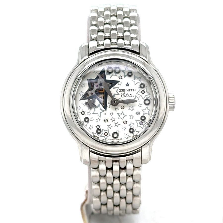 Zenith Pre-owned Zenith Baby Star Silver-tone Dial Ladies Watch 16.1221 ...