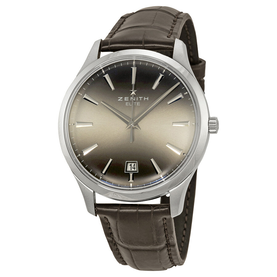 Zenith Pre-owned Zenith Captain Palladium Fume Dial Men's Watch 03.2020 ...