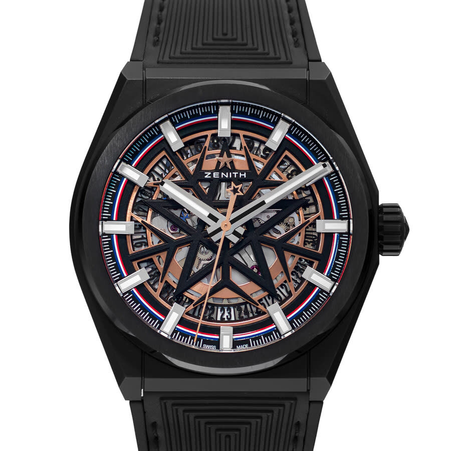 Zenith Pre-owned Zenith Defy Classic Transparent Dial Men's Watch 49. ...