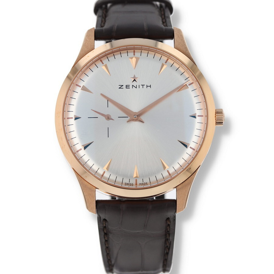 Zenith Pre-owned Zenith Elite Ultra Thin Automatic Silver Dial Unisex ...