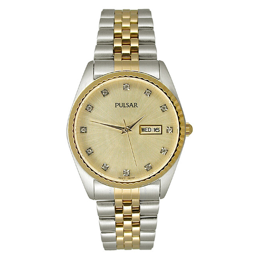 Pulsar Swarovski Crystal Dress Men's Watch PXF284 0037738134844 ...