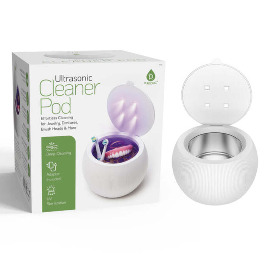 Pursonic Ultrasonic Cleaner Pod – Deep Cleaning and UV Sterilization in ...