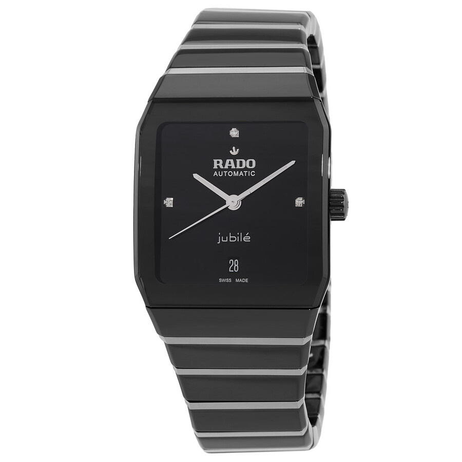 Rado Anatom Automatic Diamond Black Dial Unisex Watch R10201712 ...