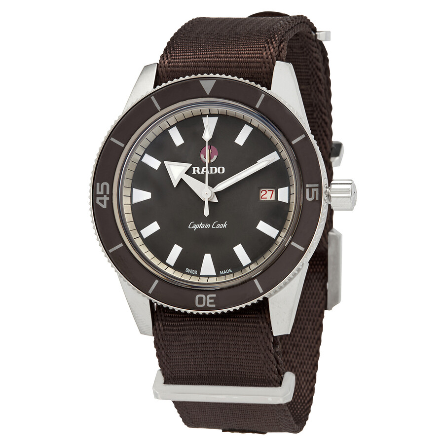 Rado Captain Cook Automatic Grey Dial Unisex Watch R32505016 - Watches ...