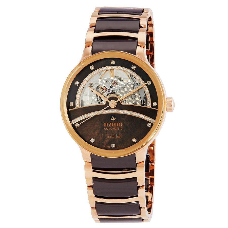 Rado Centrix Automatic Open Heart Diamond Ladies Watch R30029942 ...