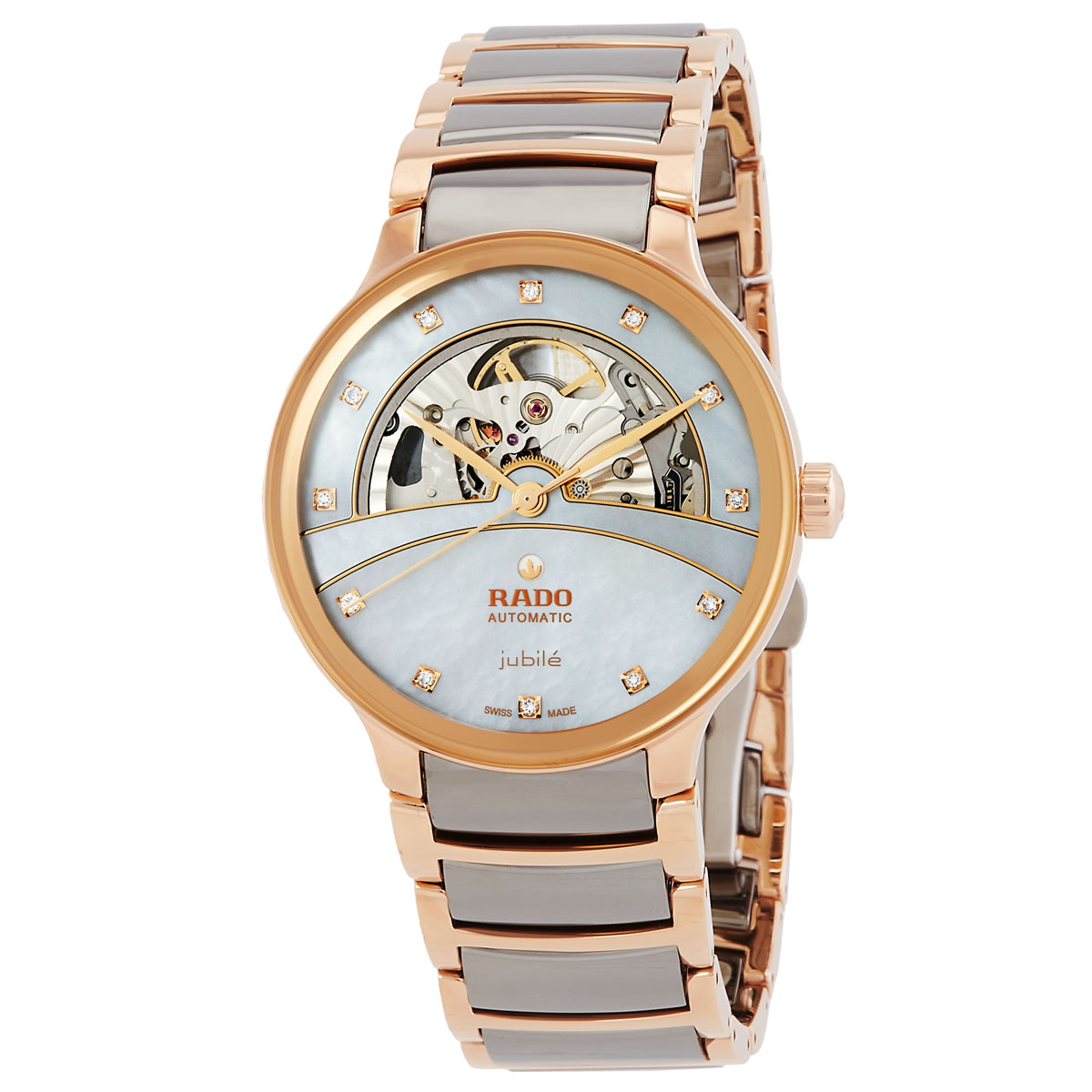 Rado Centrix Automatic Open Heart Diamond Unisex Watch R30028912 ...