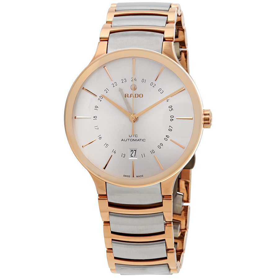 Rado Centrix Automatic Silver Dial Two-tone Men's Watch R30162013 ...