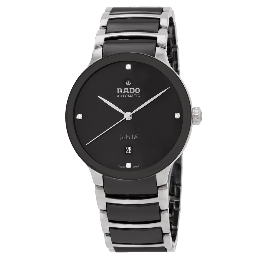 Rado Centrix Diamonds Quartz Black Dial Unisex Watch R30021712 ...