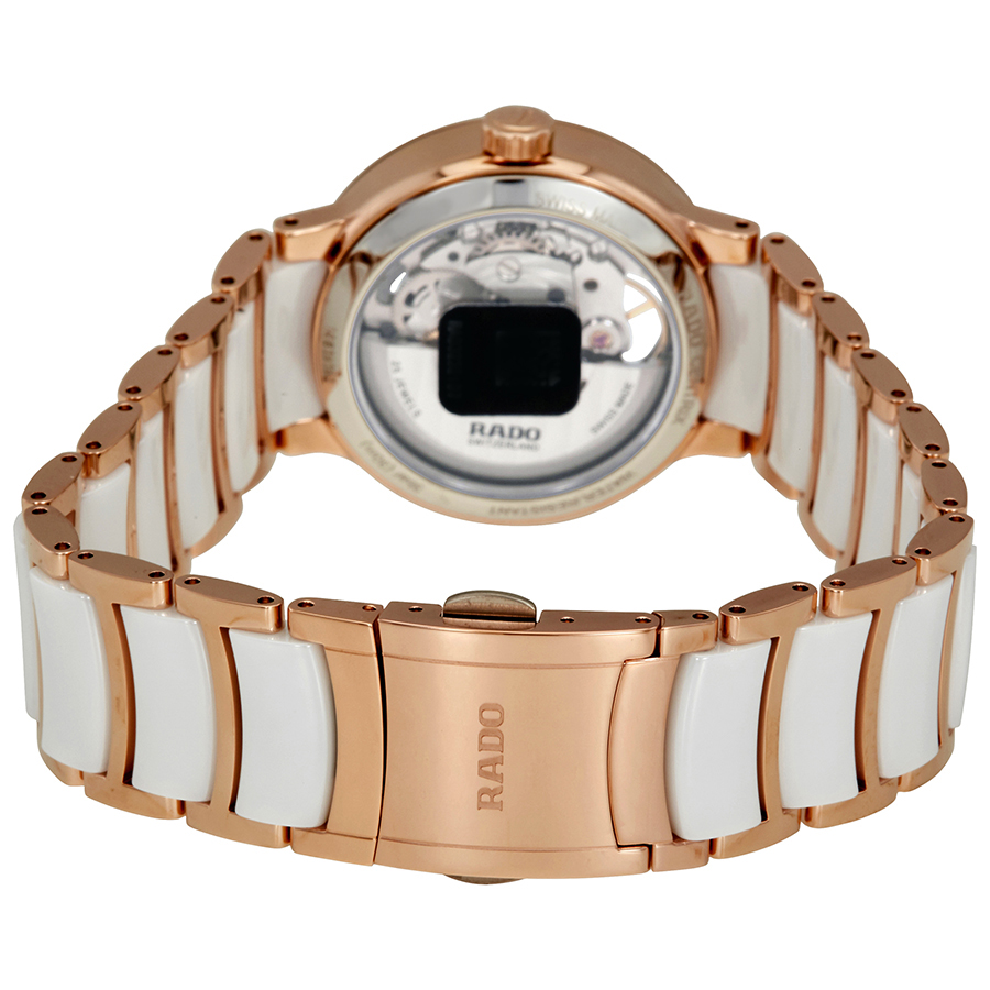 Rado Centrix Open Heart Mother Of Pearl Dial Automatic Ladies Watch ...
