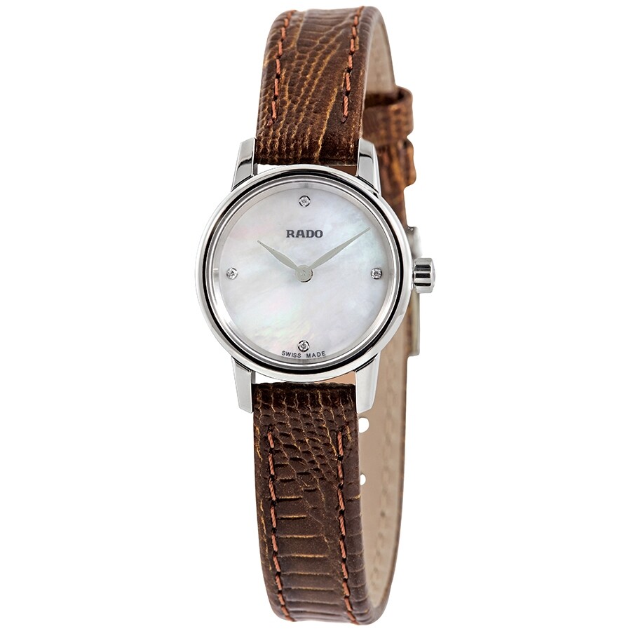 Rado Coupole Classic White Mother of Pearl Dial Ladies Watch R22890905 ...
