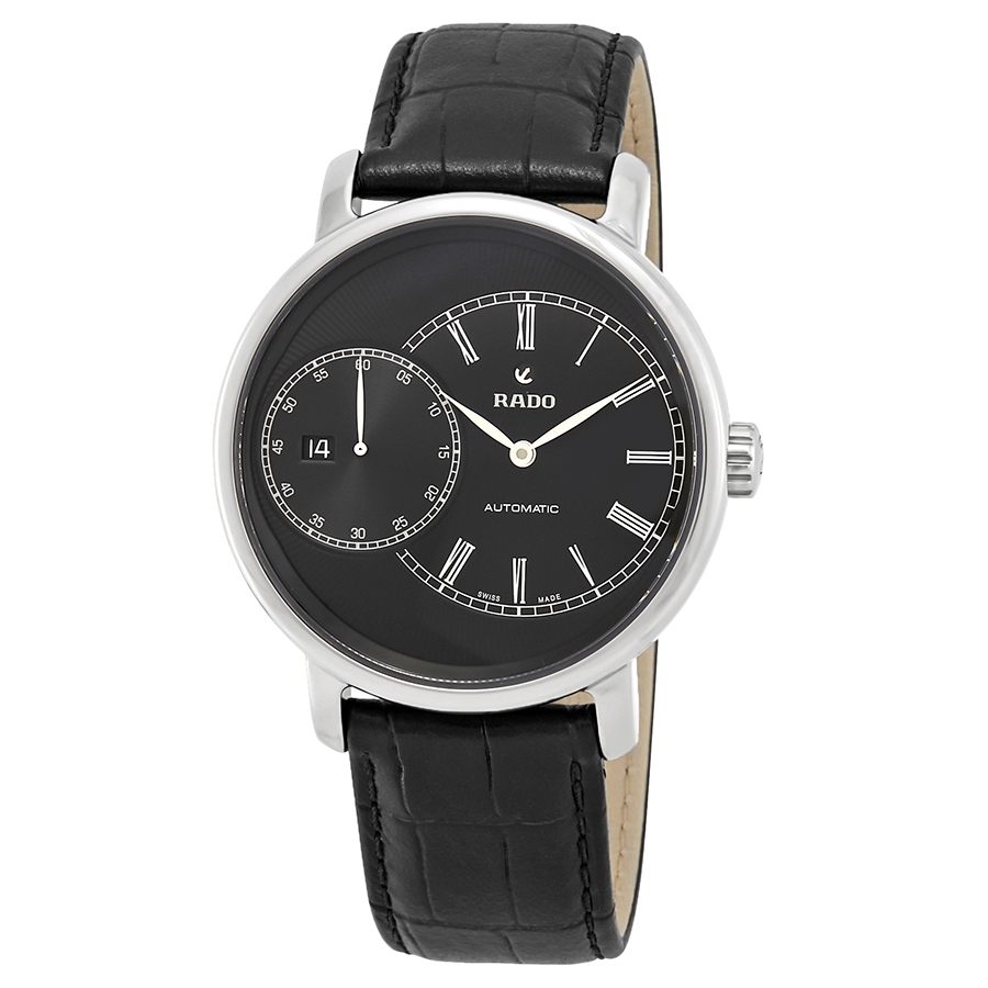 Rado Diamaster Automatic Black Dial Men's Watch R14129176 7612819054469 ...