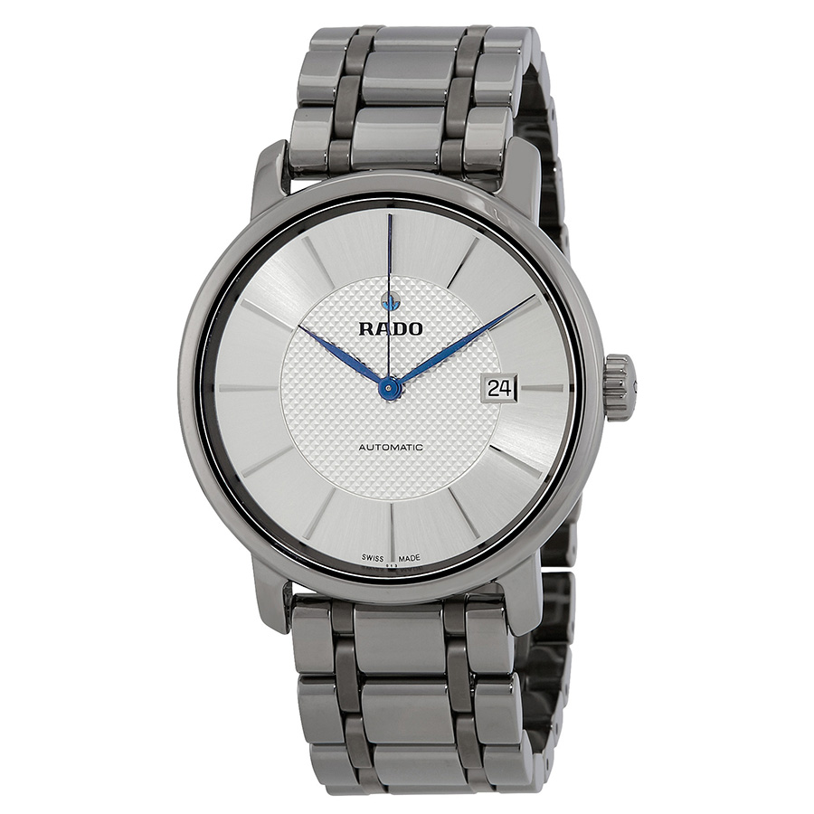 Rado DiaMaster XL Silver Dial Automatic Men's Watch R14074132 ...