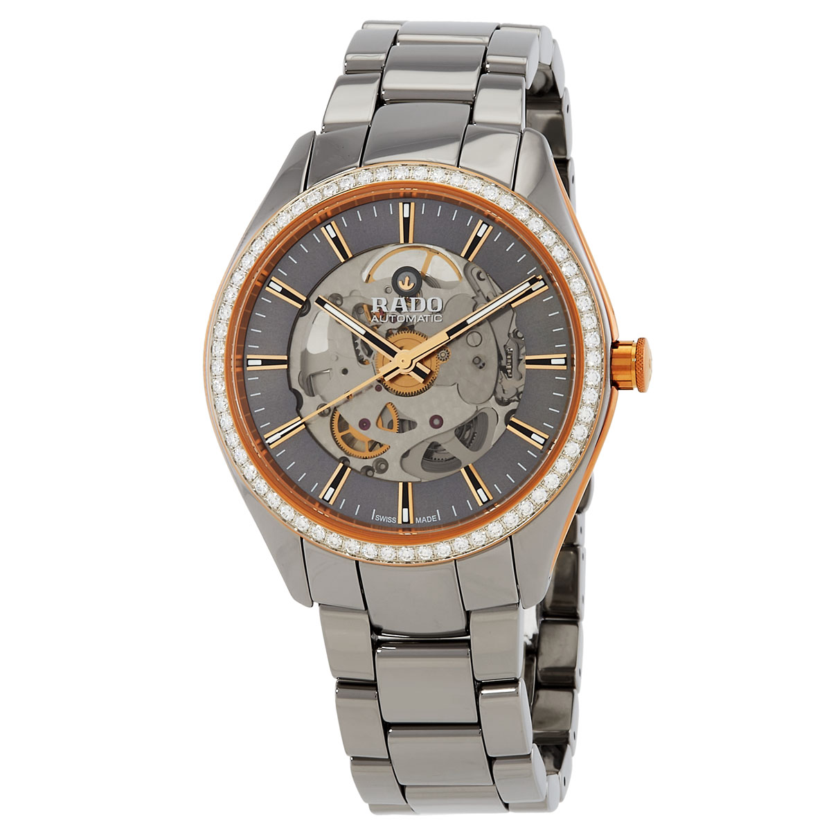 Rado HyperChrome Automatic Diamond Unisex Watch R32158102 - Watches ...