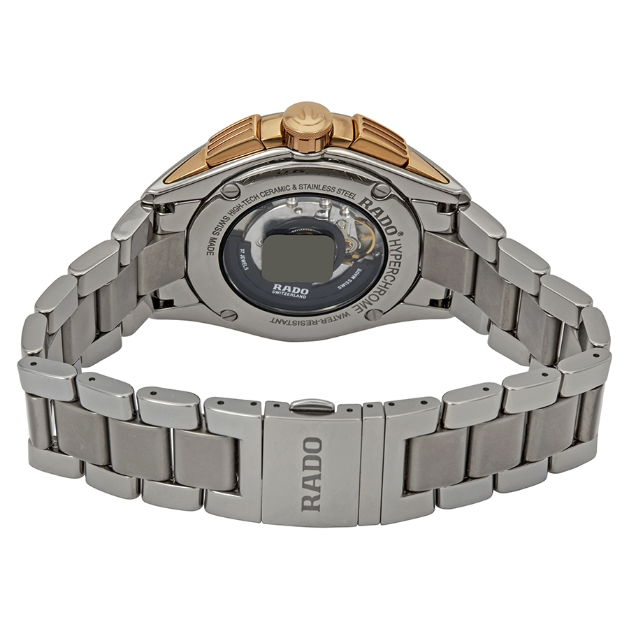 Rado HyperChrome Chronograph Automatic Grey Dial Men's Watch R32118102 ...