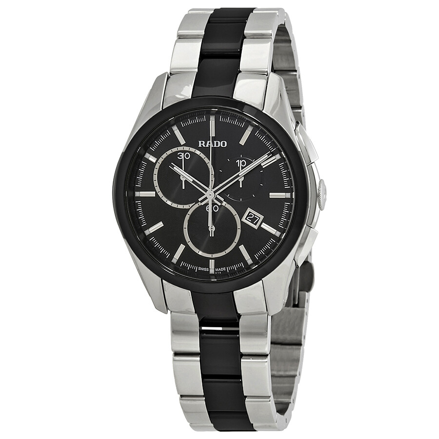 Rado HyperChrome Chronograph Black Dial Men's Watch R32038152 - Watches ...