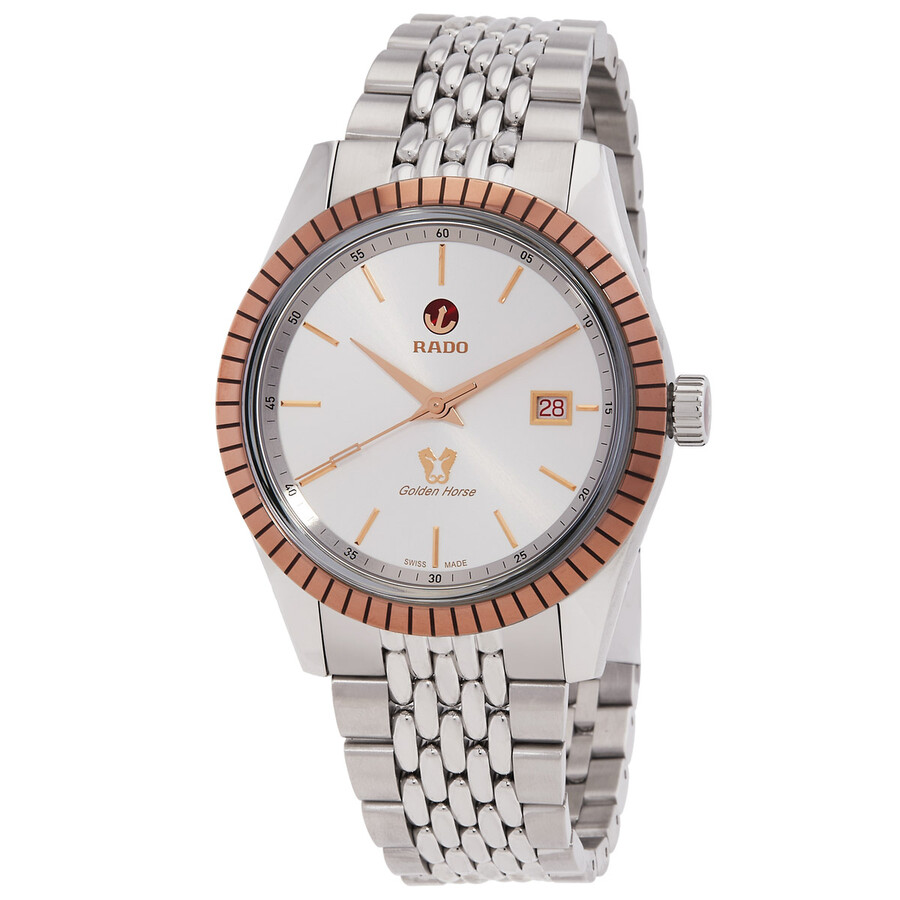 Rado Hyperchrome Classic Automatic Silver Dial Men's Watch R33100013 ...