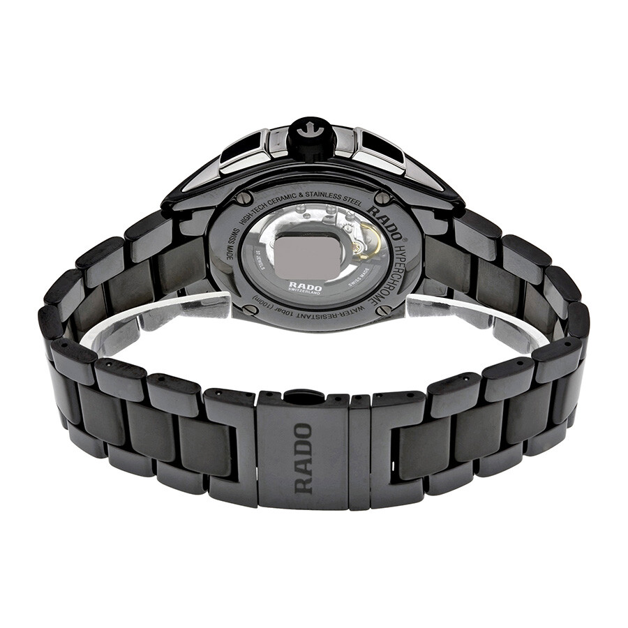 Rado Hyperchrome XXL Automatic Chronograph Black Ceramic Men's Watch ...
