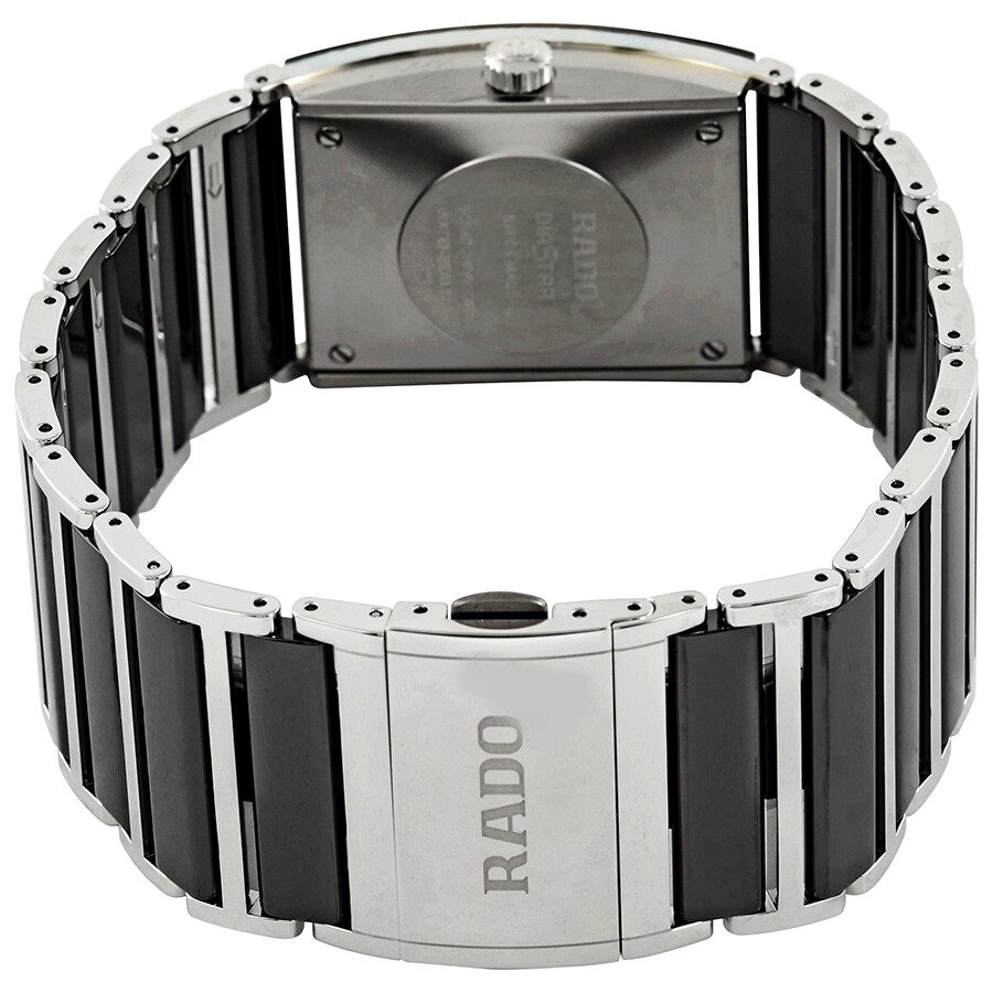 Rado Integral Black Dial Ladies Two Tone Watch R20853702 - Integral ...