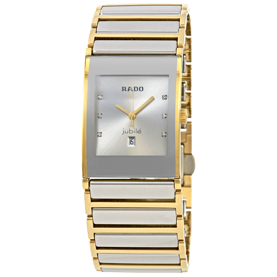 Rado Integral Diamond Silver Dial Ladies Watch R20748702 - Watches ...