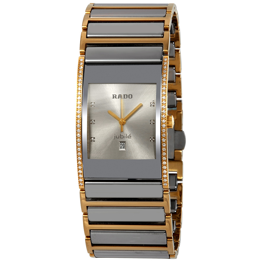 Rado Integral Diamond Silver Dial Men's Watch R20793702 842047131589 ...
