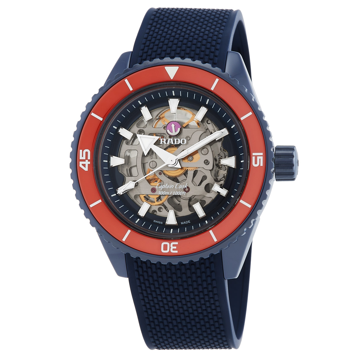 Rado Limited Edition Captain Cook Skeleton Automatic Men's Watch ...