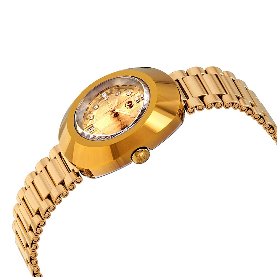 Rado Original Gold-tone Dial Automatic Ladies Watch R12416443 ...