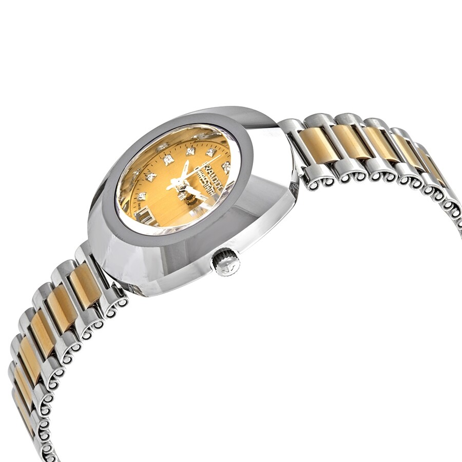 Rado Original Yellow Gold Dial Ladies Two Tone Watch R12307304 ...