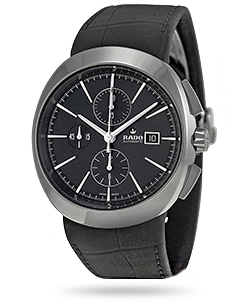Rado D-Star Automatic Black Dial Black Leather Men's Watch R15556155 ...