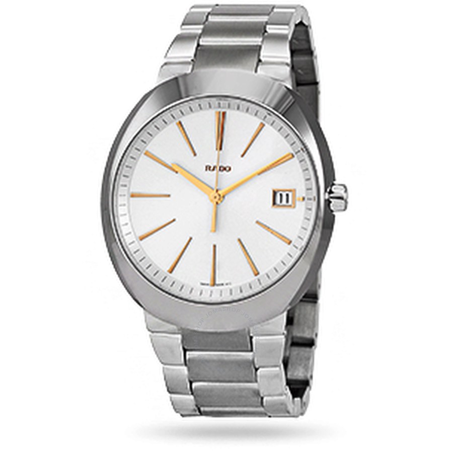 Rado D-Star XL White Dial Stainless Steel Men's Watch R15943123 - D ...