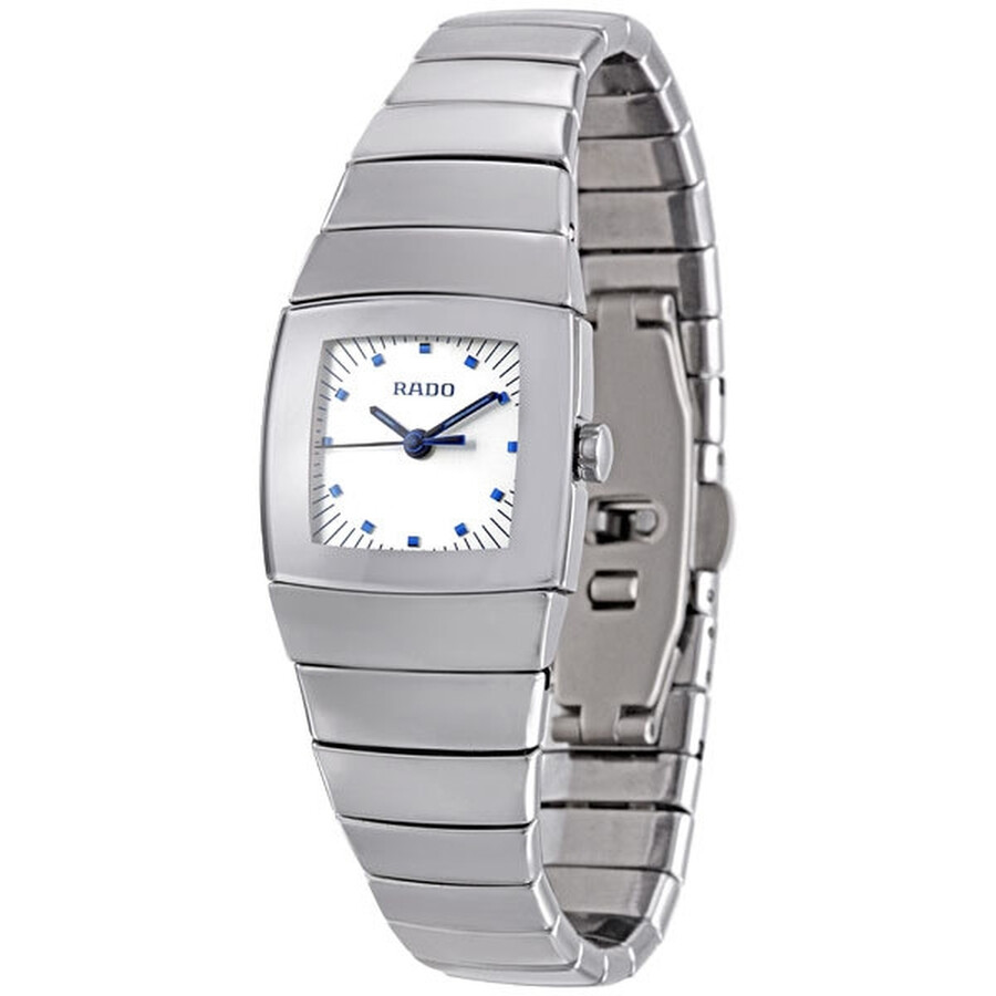 Rado Sintra Mini Silver Dial Ceramic Ladies Watch R13722102 ...
