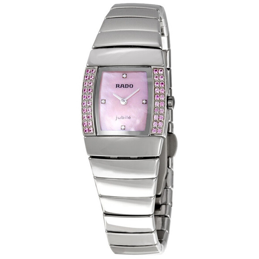 Rado Sintra Supe Jubile Pink Mother of Pearl Diamond Mini Ladies Watch ...